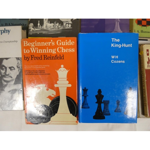 Chess. Carton of books & softback publications, ex a Chess Club library.