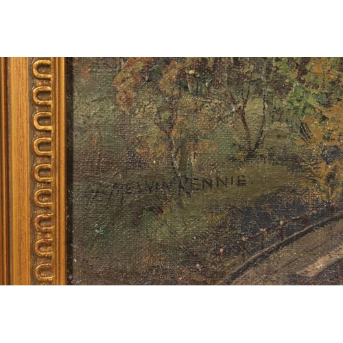 GEORGE MELVIN RENNIE (Scottish 1874-1953) Edinburgh Castle Oil painting ...