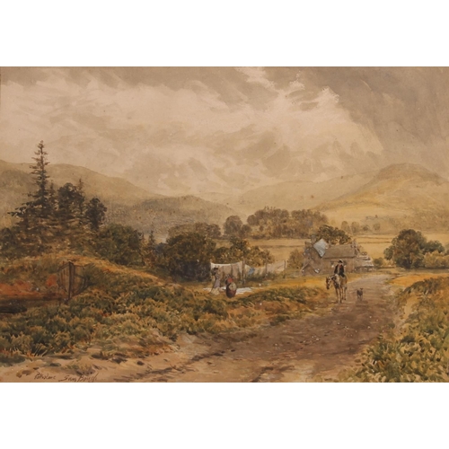 SAMUEL SAM BOUGH RSA RSW (Scottish, 1822-1878) Perthshire Watercolour ...