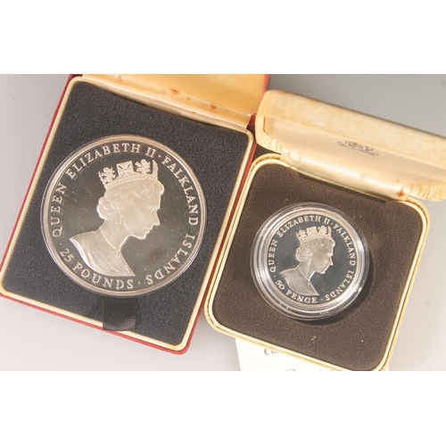 The Royal Mint FALKLAND ISLANDS Queen Elizabeth II (1952-2022) silver ...