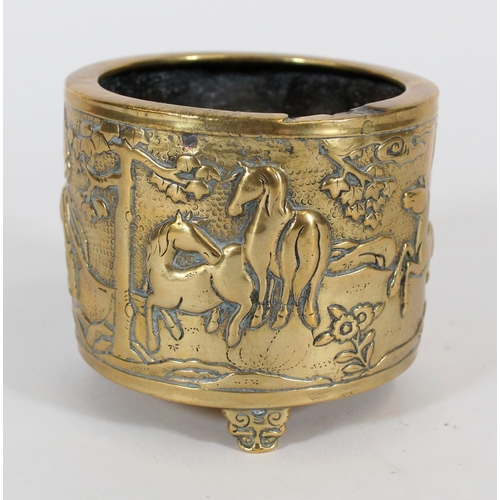 Chinese bronze censer, Republic period, the round body decorated in ...