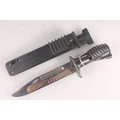 British L3A1 type knife bayonet for the SA80 rifle, the blade with ...