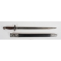 British 1907 pattern Lee Enfield SMLE sword bayonet, the fullered blade ...