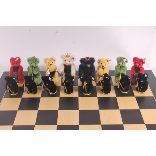 Steiff 656354 The Original Steiff Chess Game 2007 comprising 32 bears ...