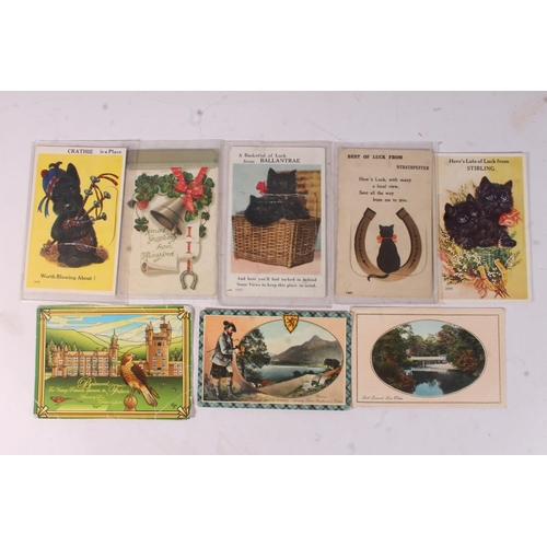Postcard collection held over multiple packets sorted by town or region ...