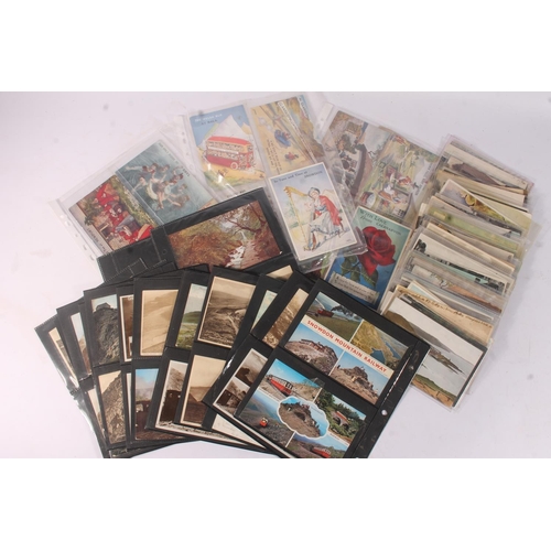 Postcard collection comprising around 130 postcards of Welsh interest ...