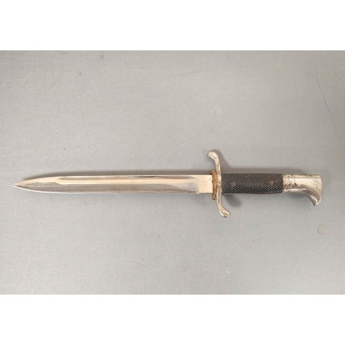 WW2 German Third Reich Fire Brigade dress dagger with S shaped quillon.