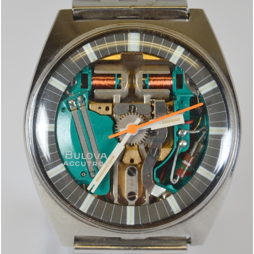 Bulova Accutron Spaceview N3 gent's wristwatch, c. late 1960s, with ...