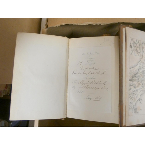Bindings. A carton of well bound works. (23).