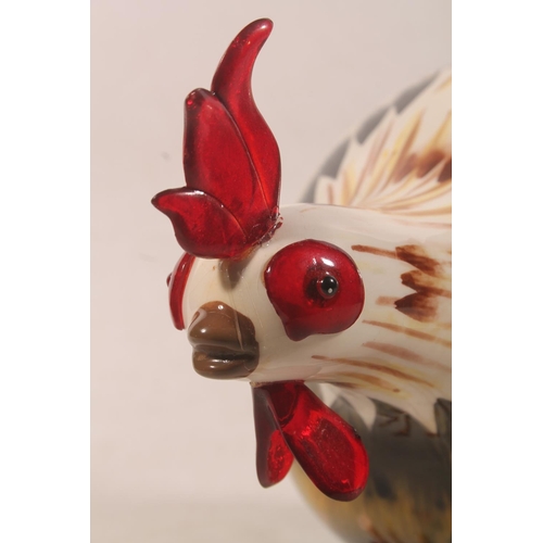 Galla rocking rooster, 30cm long.