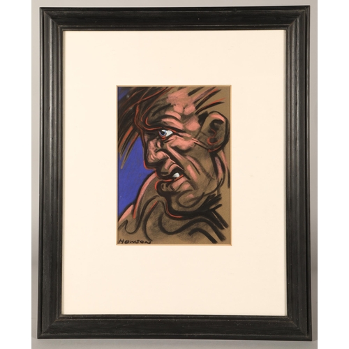 Peter Howson OBE (Scottish Born 1958)ARR'Head Study'framed pastel ...