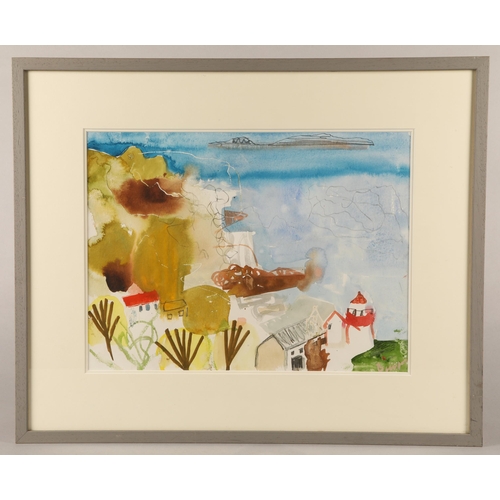 Lesley Burr (Scottish 20th Century)ARR'Wild Wood, Crinan'Framed ...