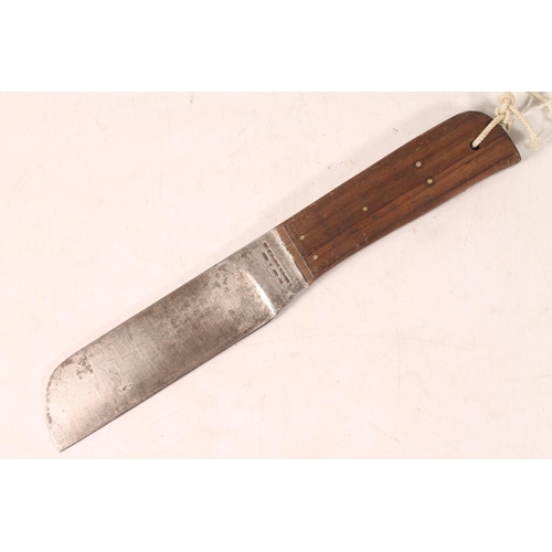 British Naval survival knife, the blade ricasso stamped '910-5291 War ...