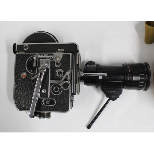 Paillard Bolex H16 Reflex 16mm camera with Som Berthiot of Paris Pan ...