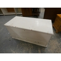 Large painted pine bedding box.