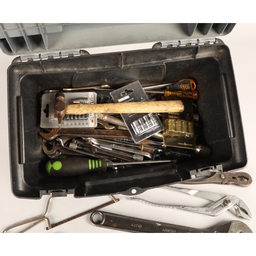 Tool box with assorted tools