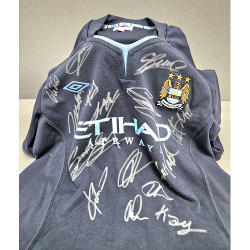 Manchester City FC signed football shirt with certificate dated 2016 ...