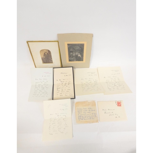 BARRIE SIR JAMES M., creator of Peter Pan. A small collection of ...