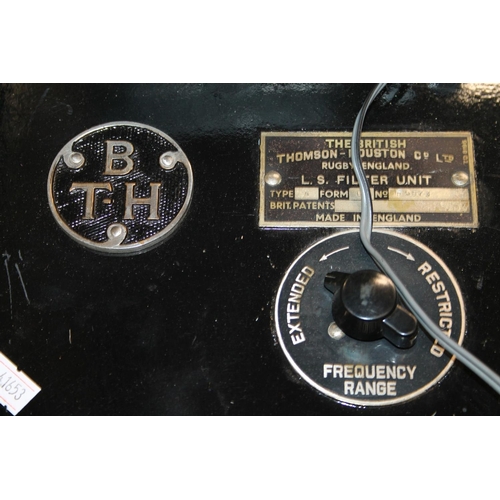 British Thompson Houston Company of Rugby items to include to LS filter ...