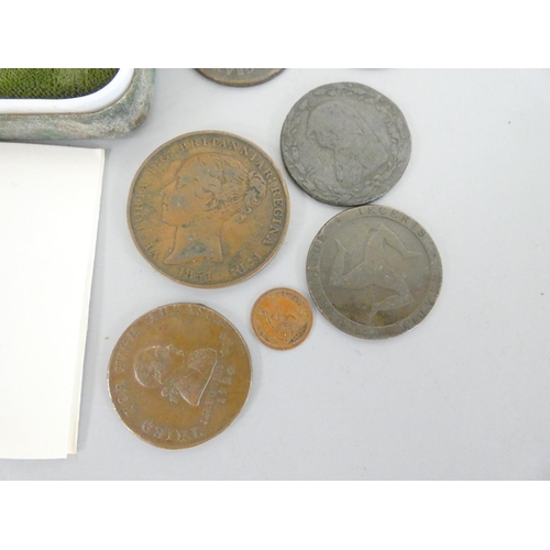 Group of 18th and 19th century trade tokens to include a Middlesex J.H ...