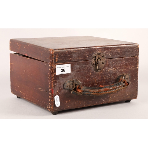 Vintage Avometer in fitted wooden case.