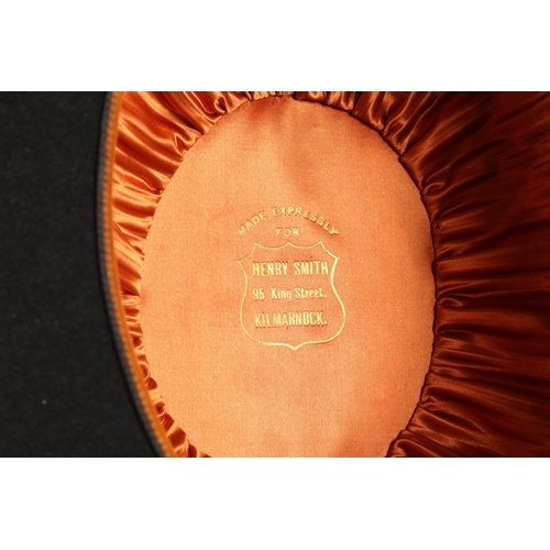 Two bowler hats by Henry Smith, Kilmarnock and RW Forsyth, and a top ...