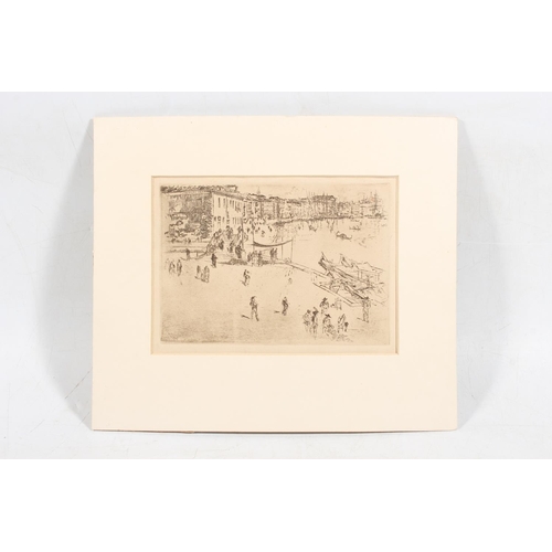 JAMES ABBOTT MCNEILL WHISTLER PRBA (American 1834-1903), The Riva ...
