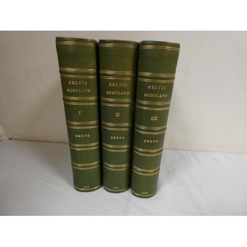 SKENE WILLIAM F. Celtic Scotland, A History of Ancient Alban. 3 vols ...