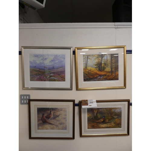 Elizabeth HalsteadFlying game birds, deer etcTwo limited edition prints ...