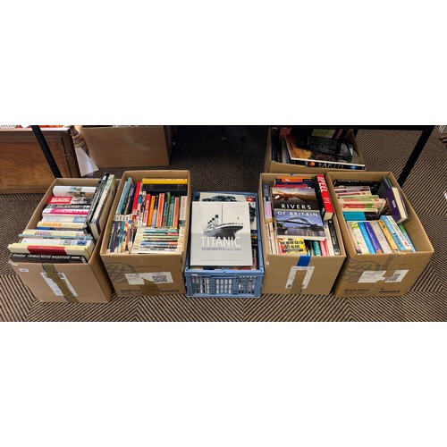 Six cartons of books to include Art, Travel, Culture etc