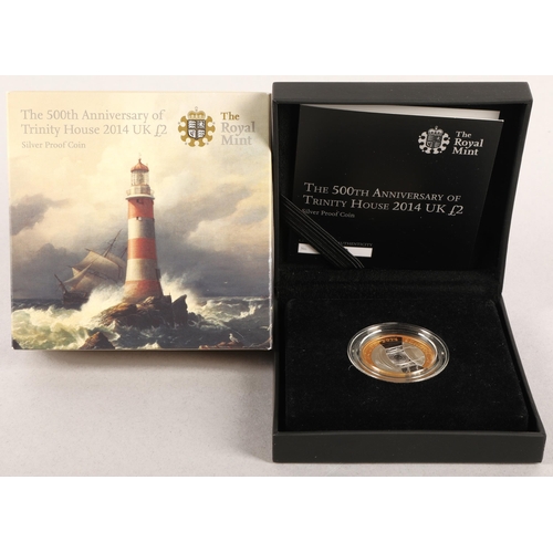 Royal Mint 2014 'The 500th Anniversary of Trinity House' Silver Proof £ ...