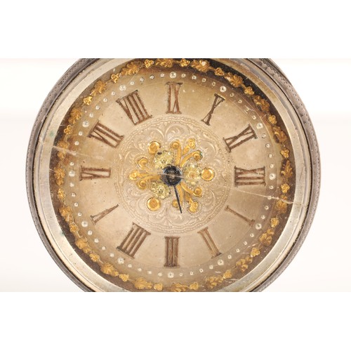 Antique 800 grade silver cased pocket watch.