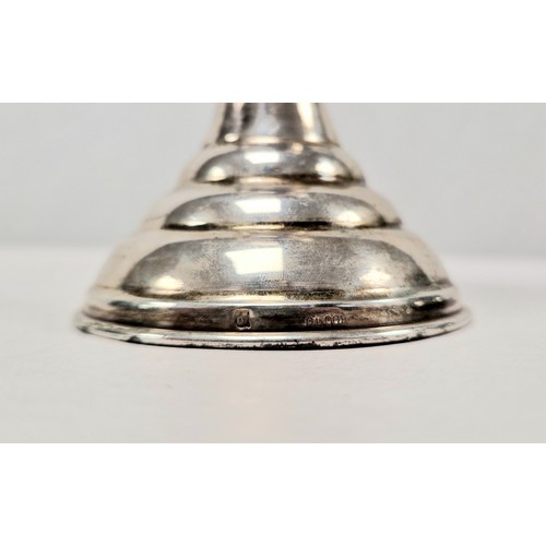 White metal goblet marked 800 to base rim, engraved 'To Our Dear ...