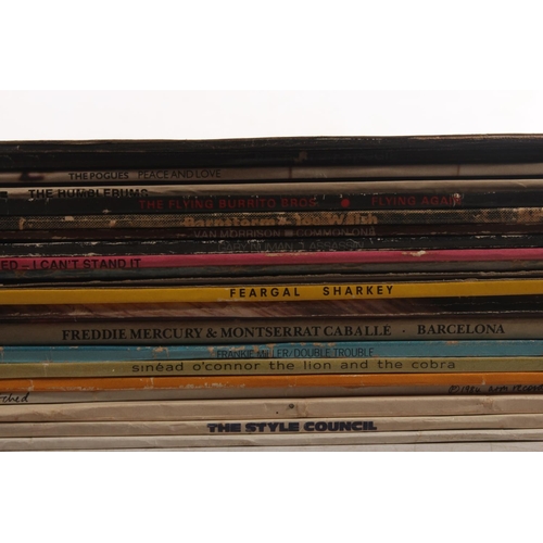 Mixed vinyl records to include Tyrannosaurus Rex, Gary Numan, Boomtown ...