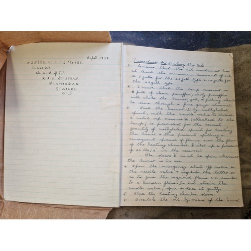 Collection of WWII era Royal Air Force training materials, aerospace ...