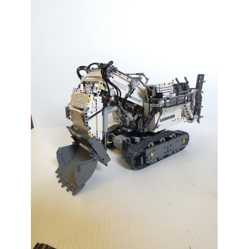 Lego. A constructed Lego Technic Liebherr R9800 Excavator set, no 42100 ...