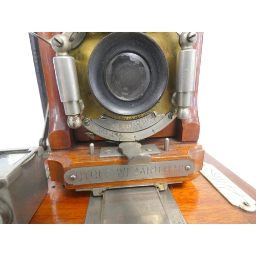 Two folding cameras to include a Manhattan Optical Co Cycle Wizard B SR ...