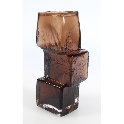 Manner of Geoffrey Baxter for Whitefriars, a cinnamon coloured Drunken ...