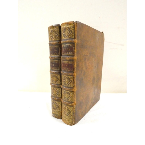 GROTIUS HUGO. Le Droit de la Guerre et de la Paix. 2 vols. Rubricated ...