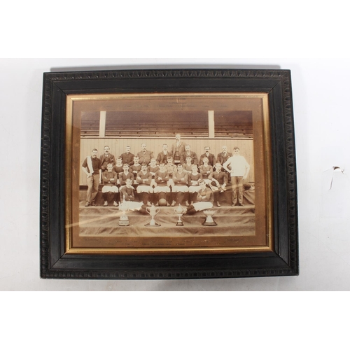 Framed group photograph of the 1902 Hibernian Football Club Scottish ...