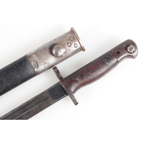 British 1907 pattern sword bayonet for the Short Magazine Lee Enfield ...