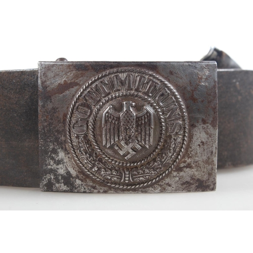 WWII era Nazi German Third Reich heer (army) belt buckle with 'Gott Mit ...