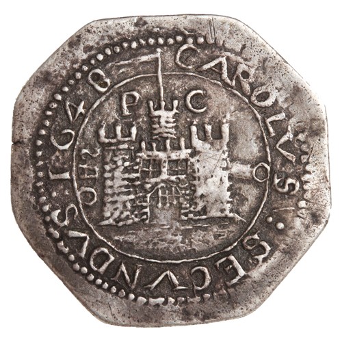 ENGLAND King Charles I (1625-1649) Pontefract hammered silver octagonal ...
