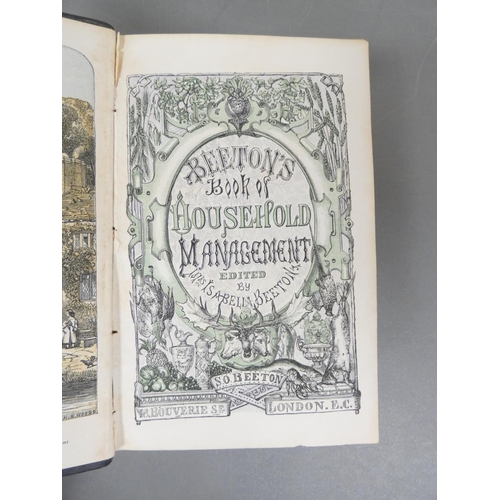 BEETON MRS. ISABELLA. The Book of Household Management. Col. litho ...