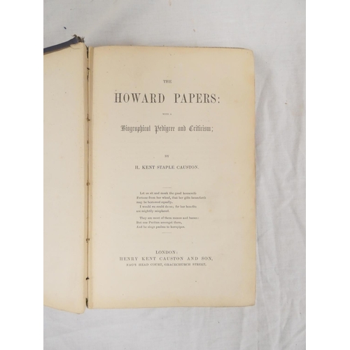(HOWARD CATHERINE MARY, of Corby Castle). Reminiscences For My Children ...