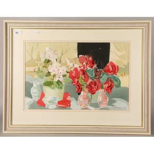 John McCutcheon RSA ROI(Scottish 1910-1995)Floral Still lifeSigned ...