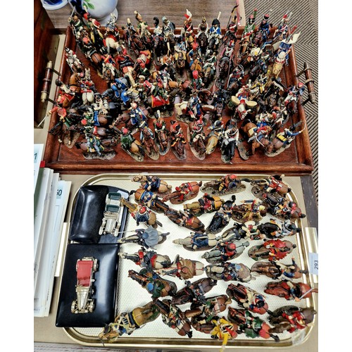 Collection of Del Prado lead toy soldiers of Napoleons Imperial Guards ...
