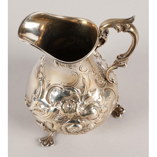 Victorian silver cream jug, Daniel & Charles Houle, London 1856-57 ...