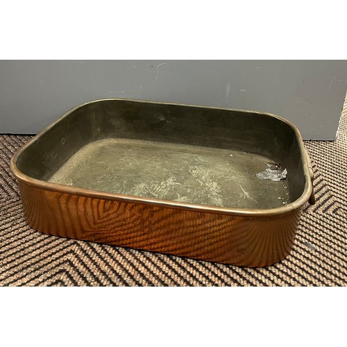 Large copper fish kettle.