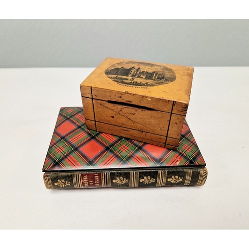 Tartan ware bound book "Tartan of the Clans and Families of Scotland ...